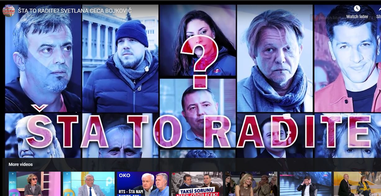 Nekada joj nije smetala Srbija, ista ona Srbija koju je Slavko ...